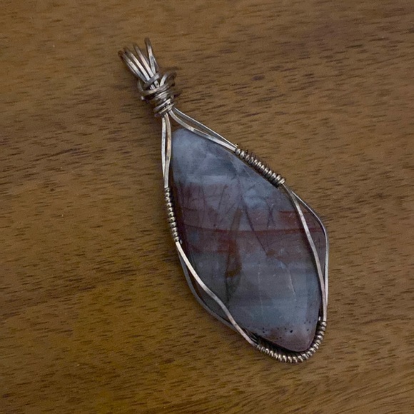 Jewelry | Wired Wrapped Stone Pendant | Poshmark